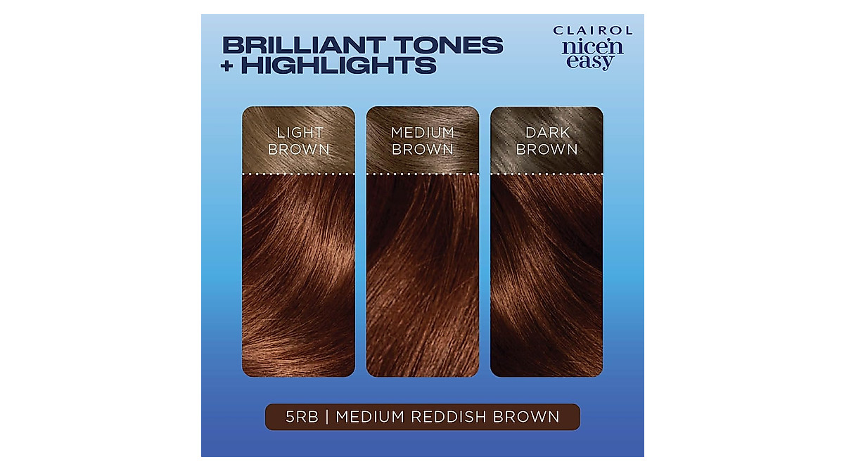Clairol Nice'n Easy 5RB Medium Reddish Brown Hair Dye