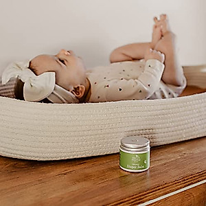 Earth Mama Organic Diaper Balm 2-Ounce | Diaper Cream for Baby | EWG Verified, Petroleum & Artificial Fragrance-Free with Calendula for Sensitive Skin