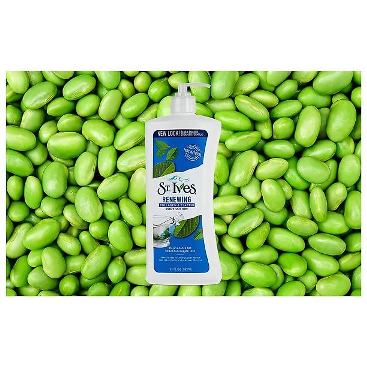 St Ives Body Lotion 21 Ounce Renewing (621ml) (Pack of 2)