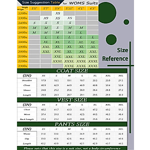 Mens 3 Piece Suit Set,Slim Fit Suits for Men,Solid Jacket,Vest,Pants Tuxedo Black M