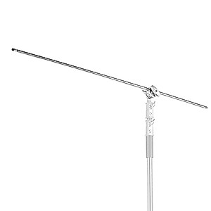 Soonpho 50 inch Extension Grip Crossbar Arm for Heavy Duty C Stand,Solid Boom Pole with 1/4 & 3/8 Thread for Softbox,Reflector,Umbrella,Flags, Diffusion and Other Studio Video Photography Equipment