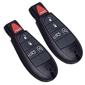 Remote Key Fob FOBIK Replacement Fits for Dodge Challenger 2008 2009 2010 2011 2012 2013 2014 Charger 2009-2013 Durango 2009-2013 Chrysler 300 IYZ-C01C Keyless Entry Remote Start Control