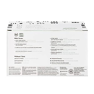 The Honest Company Clean Conscious Wipes | 99% Water, Compostable, Plant-Based, Baby Wipes | Hypoallergenic, EWG Verified | Pattern Play, 288 Count