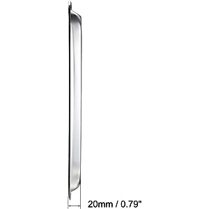 Utoolmart Grill Pan, 320mmx220mm Stainless Steel Baking Sheet Pan, Thickened Barbecue Grilling Plate for Small or Delicate Foods 1Pcs