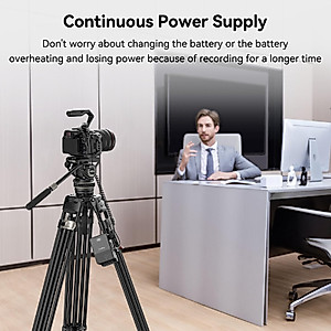 SmallRig D-TAP to LP-E6NH Dummy Battery, LP-E6NH Coiled Power Cable for Canon R5, R5 C, R6, R7, R, 5D II/III/IV, 6D, 6D II, 7D, 7D II, 60D, 60Da, 70D, 80D, 90D, XC10, XC15, 5DS, 5DS R Cameras - 4252