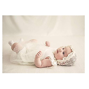 Baby Girl Toddlers Breathable Lacy Bonnet Eyelet Cotton Adjustable Sun Protection Hat