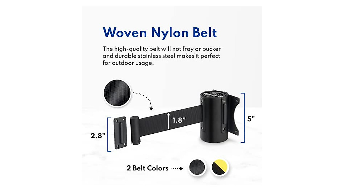 New Star Retractable Belt Barrier - 16 Feet of Safety