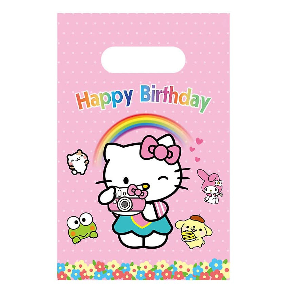 30pcs Hello Cat Kitty Birthday Party Gift Bags Candy Bags Goody Bags Hello Cat Kitty Birthday Party Supplies Decorations
