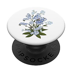 Forget-Me-Not Flower Botanical PopSockets Swappable PopGrip