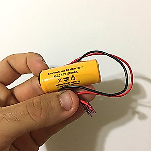 1.2V 1000mAh Exit Sign Battery Lithonia elb1p201n2 ELB1P2901N ELB1P201N LQMSW3R12277ELW NiCd Nickel Cadmium Emergency Light 1200mAh 1400mah 1ah 1.2ah red Connector (10 Pack)