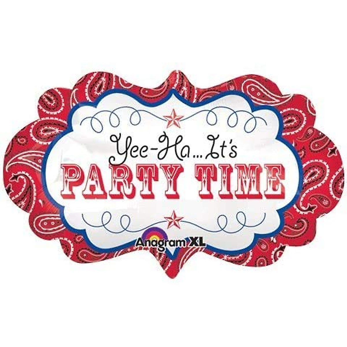 WESTERN BANDANA MARQUEE Birthday PARTY Hoedown Rodeo Balloons Decorations Supplies Horse Cow by Anagram