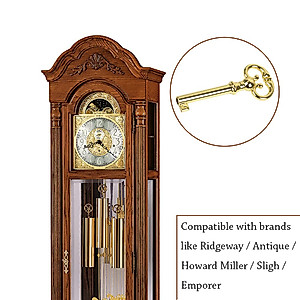 FELHOOD Grandfather Clock Door Key for Most Clocks Prior to 2004, Compatible with Ridgeway, Sligh, Emporer, Pearl, Seth Thomas, Trend Grandfather Clock - 1 Pack