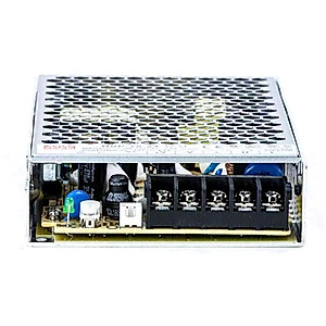 TorqCali RSP-75-24 75W Single Output PFC Function Power Supply 24V Constant Voltage for Industrial Automation, Building Automation, and Access Control Systems