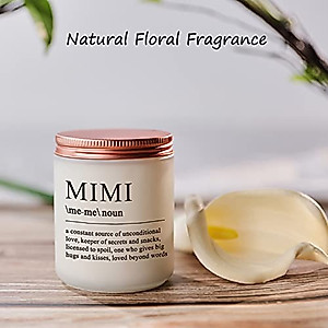 Mimi Gifts- Funny Mimi Birthday Gift, Mother’s Day Gifts for Mimi Grandma Grandmother, Mimi Definition Candle