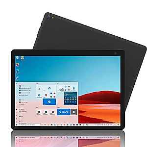 Aheadthink 2 in 1 Tablet, Tablet 10-inch HD Touch Screen, Tablet with Keyboard, 64 + 512gb Expansion, BT, WiFi, Dual Camera, 6000 mah Battery Life Long. (Black5)