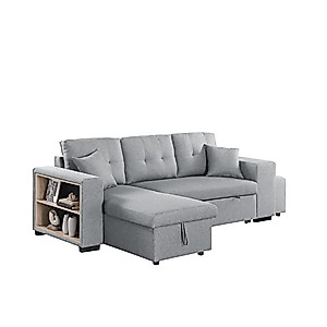 Devion Furniture Sue Sofabed, Light Gray