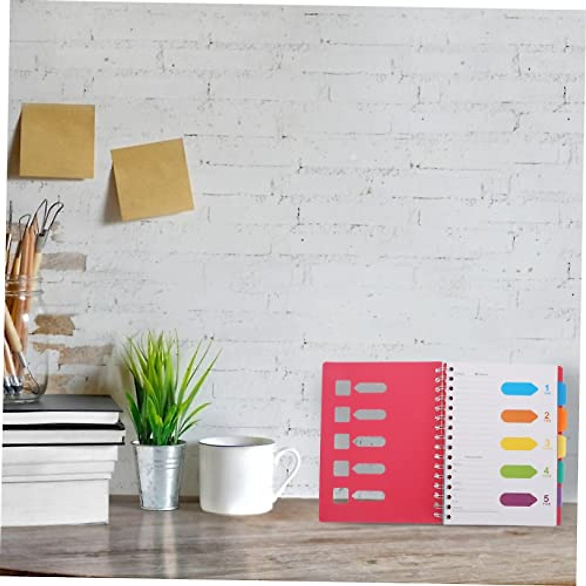 Ciieeo 2pcs Notebook Wire Bound Notebook Ruled Spiral Agenda Notebook Memo Notepad Sketchbook A5 Spiral Notebook Fashion Book Digital Paper Notebook Portable Diary Books A5 Coil Notepads