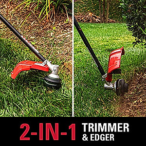 POWERWORKS 40V 16 Inch String Trimmer, Weed Eater Grass Wacker Cordless for Garden and Lawn, Front Mount, 2Ah Battery and Charger Included, 2106113AZ