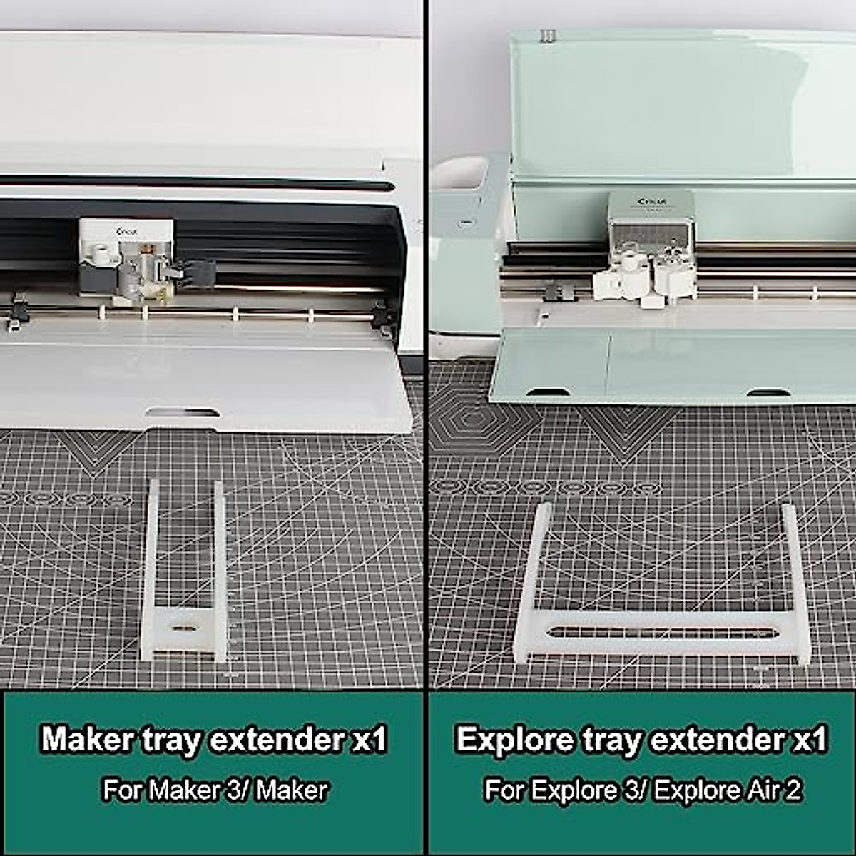 𝗟𝗢𝗣𝗔𝗦𝗔 Extension Tray Compatible with Cricut Maker 3, Maker, Explore 3, Explore Air 2, Cricut Tray Extender Accessories and Supplies for 12x12 Cutting mat (Maker and Explore Both Available)