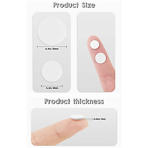 ACFELLE 10 Sheet Foam Round Dots Double-Sided Adhesive 3D Craft Foam Tape for DIY Handmade Crafts,Card Making Or Office Supplies,1000 Pieces,2 Sizes (0.3 inch & 0.4 inch)