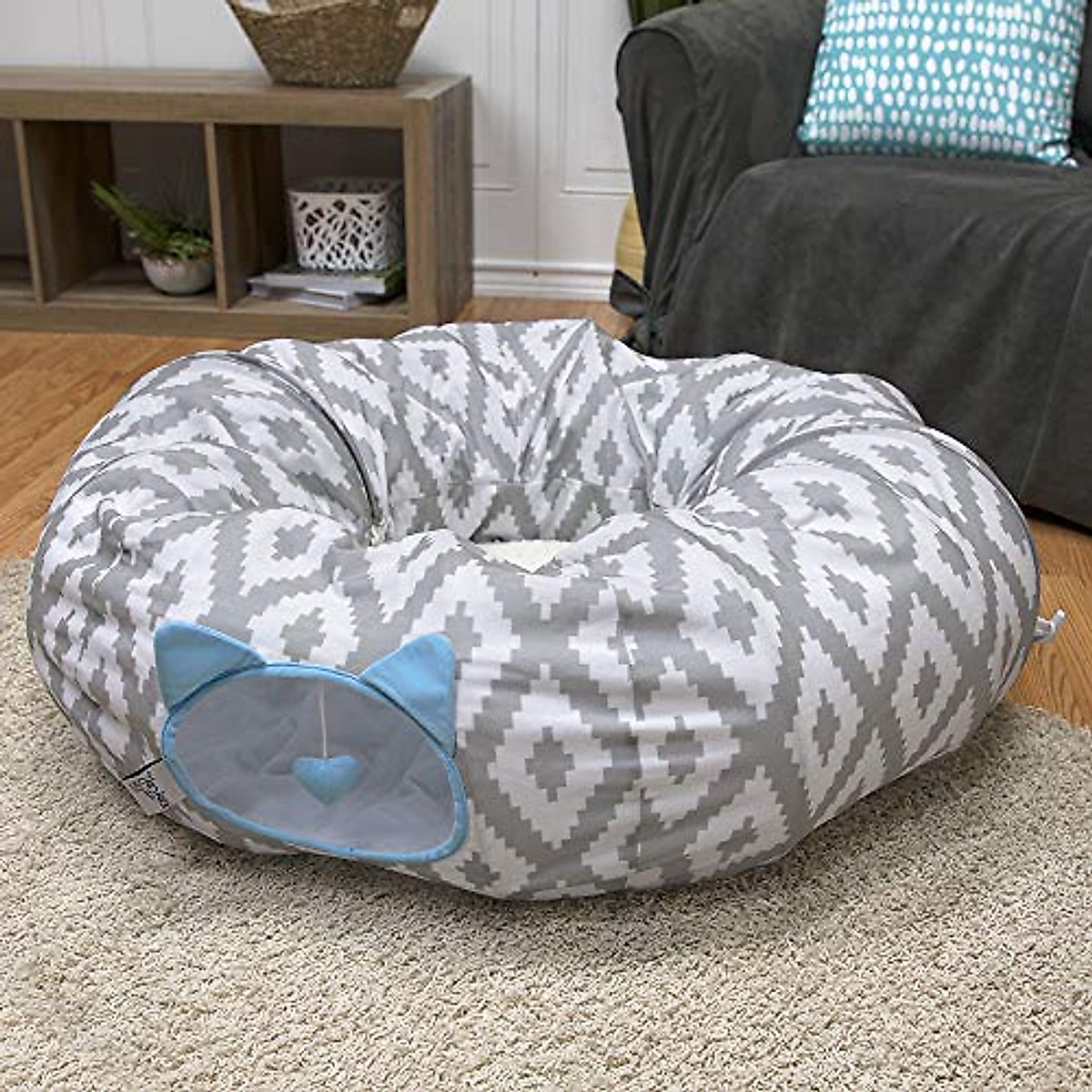 Kitty City Large Cat Tunnel Bed, Cat Bed, Pop Up Bed, Cat Toys