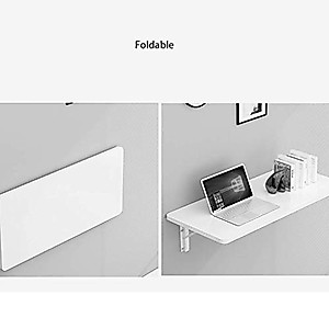 MTYLX Table,Desk,Painted, Black Multi-Functional Wall-Mounted Computer Desk, Environmental Piano Paint, Super Load Bearing More Than 100Kg,9040Cm,9040Cm
