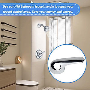 Single Metal Lever Handle Kit for 1300/1400 Series Tub Faucet for Delta H79, Chrome