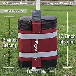 ABCCANOPY Canopy Sandbags for Instant Shelters, 140lb