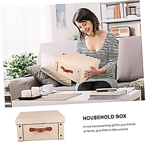 Didiseaon 1pc Box multifunctional storage box shelf cloth storage container travel underwear storage bag Sundries Organizer clothing environmentally friendly cardboard household box