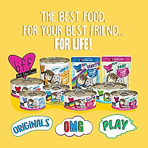 Weruva B.F.F. OMG - Best Feline Friend Oh My Gravy!, Chicken Cloud 9 with Chicken in Gravy, 5.5oz Can (Pack of 8)
