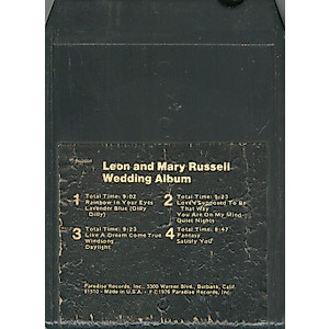 LEON & MARY RUSSELL: Wedding Album 8 Track Tape