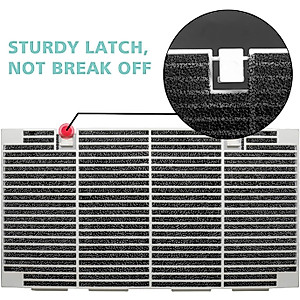 Seven Sparta RV A/C Ducted Air Grille Compatible with Dometic 3104928.019 with 2 Filters, Duo-Therm Pad Replacement Air Conditioner Vent cover, RV Interior Parts & Accessories 14.1" x 7.7" Polar White