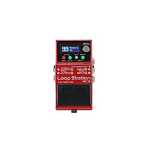 BOSS RC-5 Loop Station — modern, compact looper with first-class sound quality, 99 phrase memories, 57 rhythms and optional MIDI control. Perfect for guitar, bass, electroacoustic