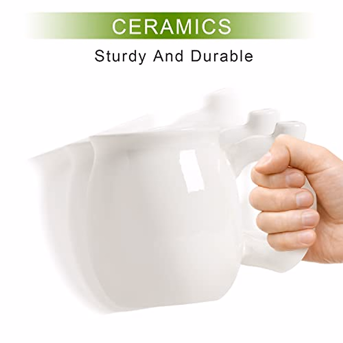 ISTOOLL Wake and Bake Coffee Mug, Novelties White Ceramic Coffee Cup for Gift