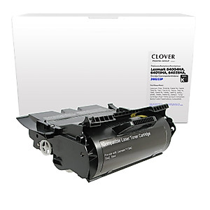 Clover Remanufactured Toner Cartridge Replacement for Lexmark T640/T642/T644/X642/X644/X646 | Black | High Yield