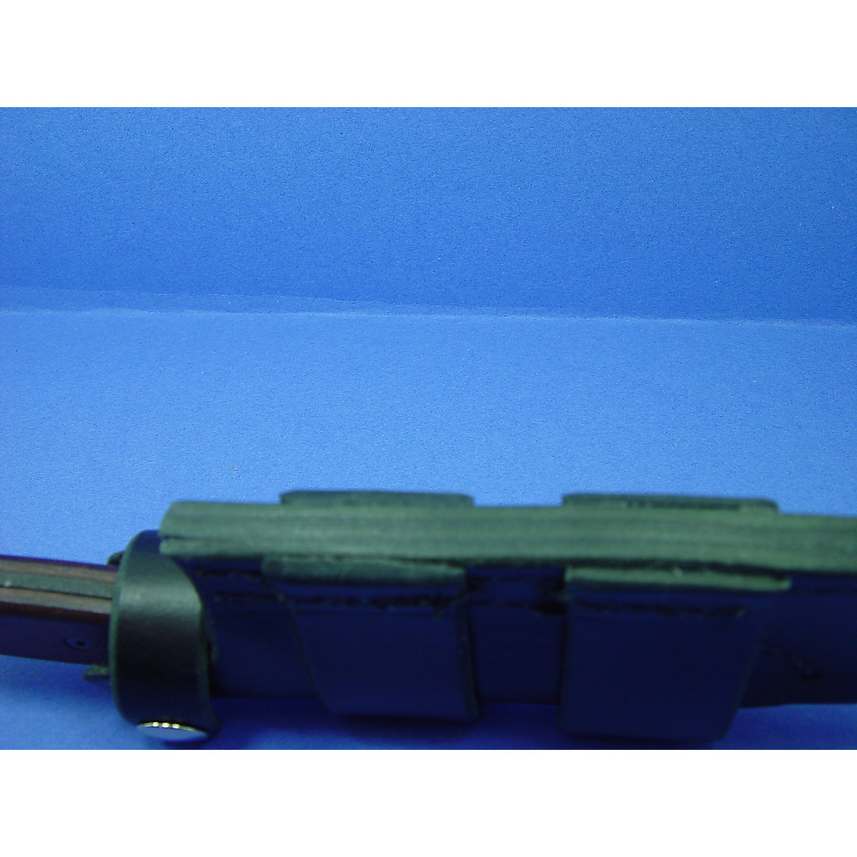 Fits Ontario Rat 3, 7" Handmade Fixed Blade Knife Holder, Dyed Black