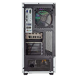 Periphio Spectre Gaming PC Tower Desktop Computer, Intel Quad Core i7 3.3GHz, 32GB RAM, 500GB SSD + 1TB HDD, Windows 10, GTX 1660 Super 6GB Graphics Card, HDMI, Wi-Fi (Renewed) (Gaming PC Only)