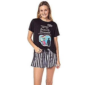 INTIMO Beetlejuice Womens' Handbook For The Recently Deceased Sleep Pajama Set Shorts (XXX-Large) Multicolored