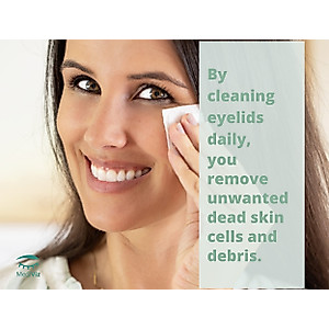 Eyelid Cleanser Wipes 30 Count | Gentle, Exfoliating, Hypoallergenic Eyelid Wipes | For Itchy Eyes Helps Remove Lid Debris, Eye Makeup, and Clear Crusted Matter