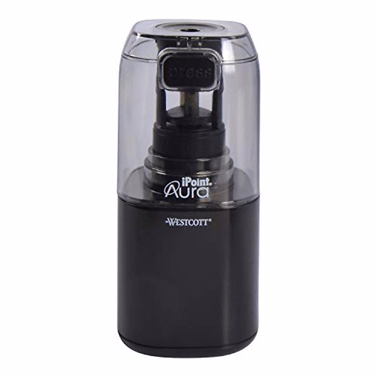 Westcott iPoint® Aura Electric Pencil Sharpener, Assorted Colors (17214)