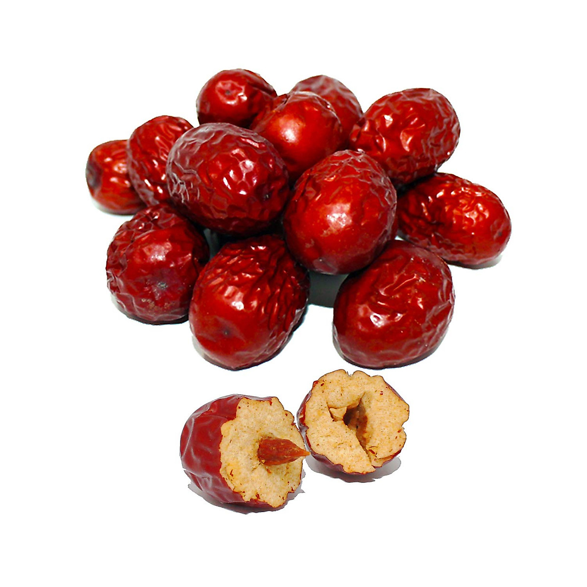 DABC OAK LAND Dried Dates, High Nutrition, High Vitamins, Red Dates, Snack Food, Dried Fruits, Sweet Red Jujube Packaged In USA.特级红枣 (2 Pound)