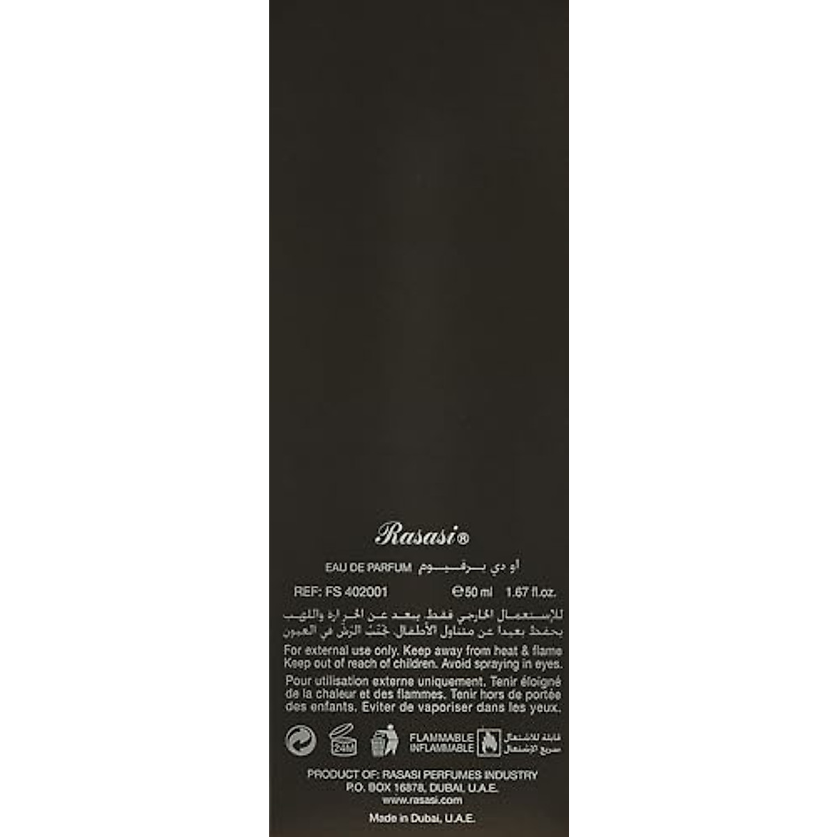 RASASI Fattan Pour Homme for Men Eau de Parfum Spray, 1.7 Ounce