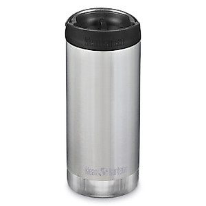 Klean Kanteen 12oz TKWide Insulated Water Bottle with Twist Cap - Brushed Stainless