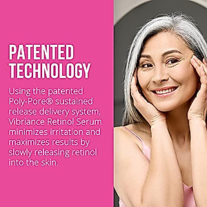 Vibriance Retinol Serum for Mature Skin, Reduces Appearance of Deep Wrinkles and Large Pores, Enhances Skin Tone, Improves Complexion| 1 fl oz (30 ml)