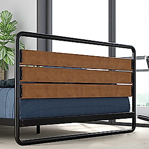 ZINUS Therese Metal Platform Bed Frame / No Box Spring Needed / Wood Slat Support / Easy Assembly, Full