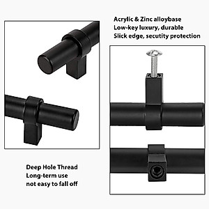 Peaha Kitchen Cabinet Handles Black Cabinet Pulls 5 Pack Matte Black Cabinet pulls 3 Inch Cabinet Hardware Kitchen Cabinet pulls for Cabinets Black Drawer Pulls