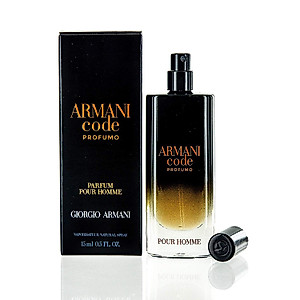 GIORGIO ARMANI Code Profumo Parfum Pour Homme Spray for Men, 0.5 Ounce