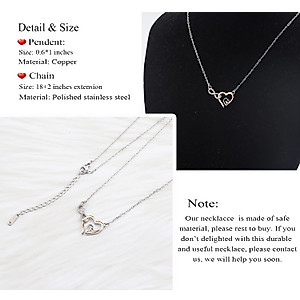 OKEYCH Bonus Daughter Gift From Step Mom Dad, To My Stepdaughter Necklace, Stepdaughter Gift From Stepmom Stepdad, Adopted Daughter Birthday Gift (To My Stepdaughter Necklace)