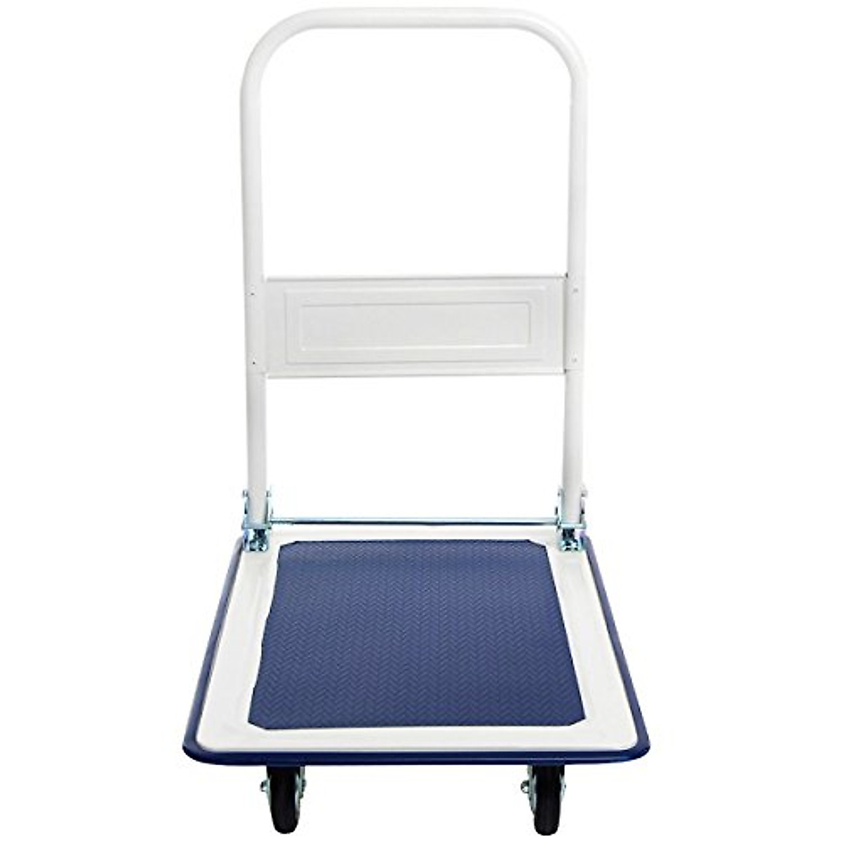 Goplus Folding Platform Cart 330LBS Rolling Flatbed Cart Hand Platform Truck Push Dolly for Loading