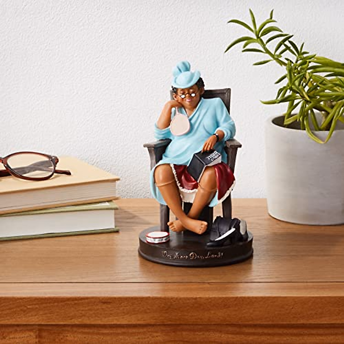 African American Expressions - One More Day, Lord Figurine (5.25" x 5.25" x 7.5") F1MD-01